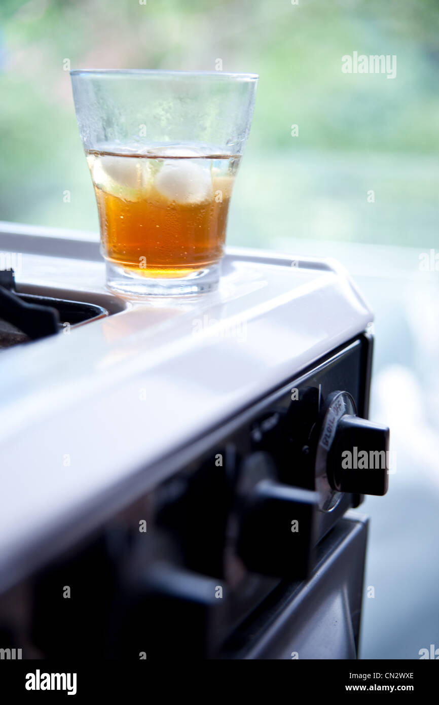 Glasses cold tea on hi-res stock photography and images - Alamy