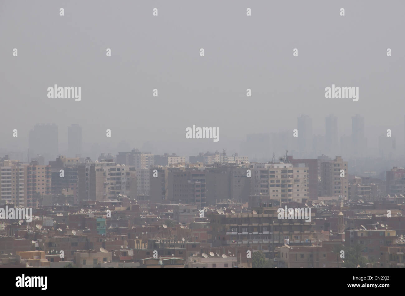 Thick smog over Cairo Egypt- Which is one of the most polluted cities ...