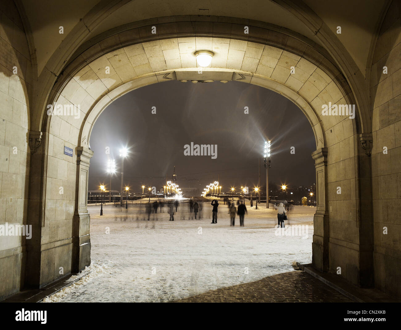 August Bridge, Dresden, Germany Stock Photo - Alamy