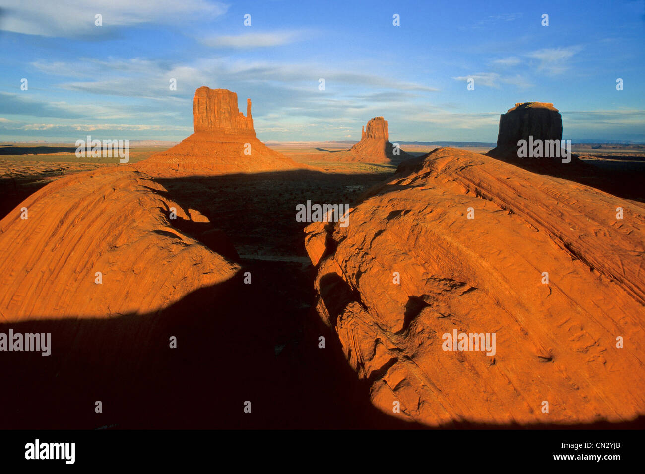 United States, Utah, Navajo Nation Tribal Park, Monument Valley, the ...