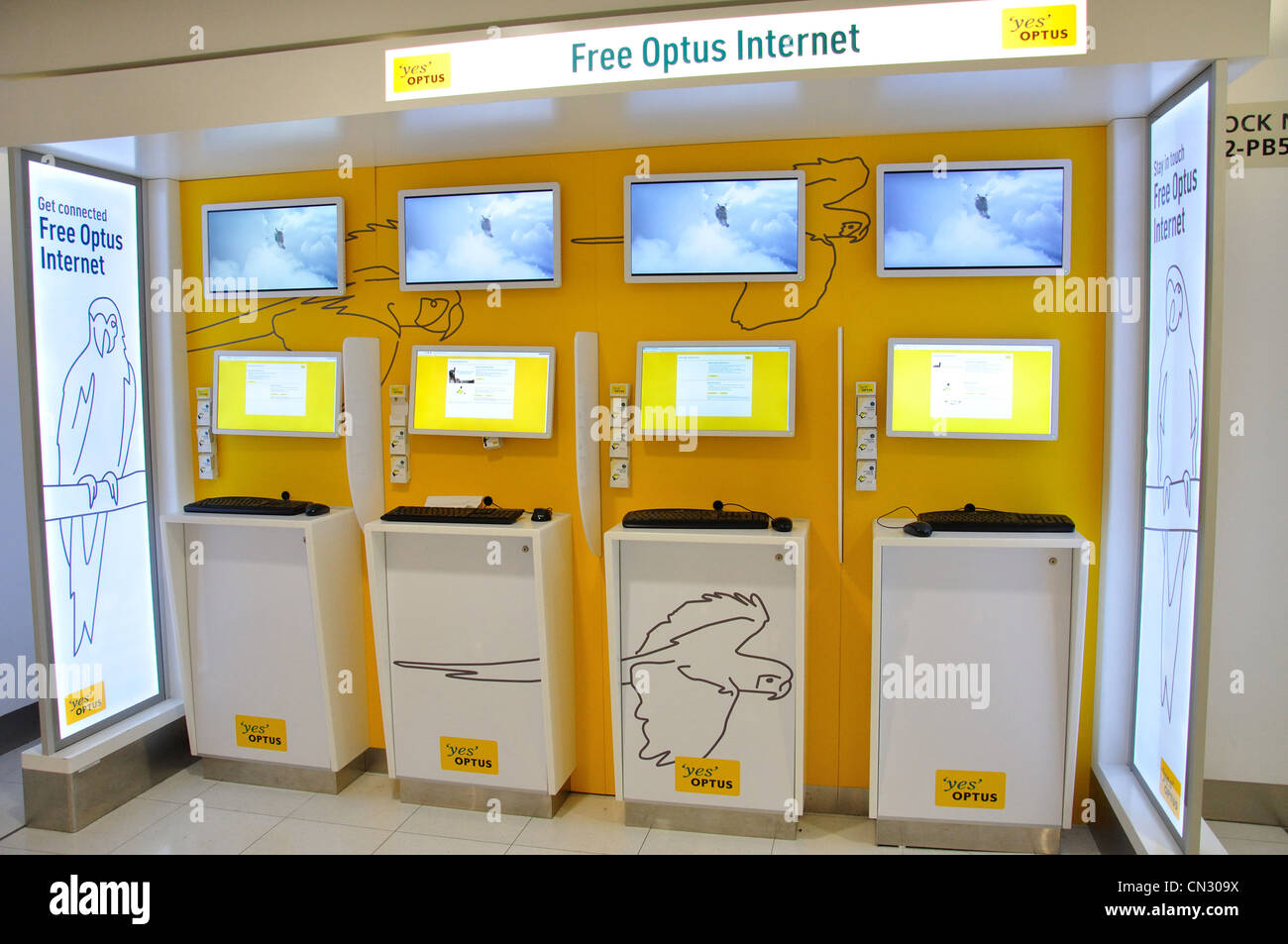 Free optus internet terminals in hi-res stock photography and images ...