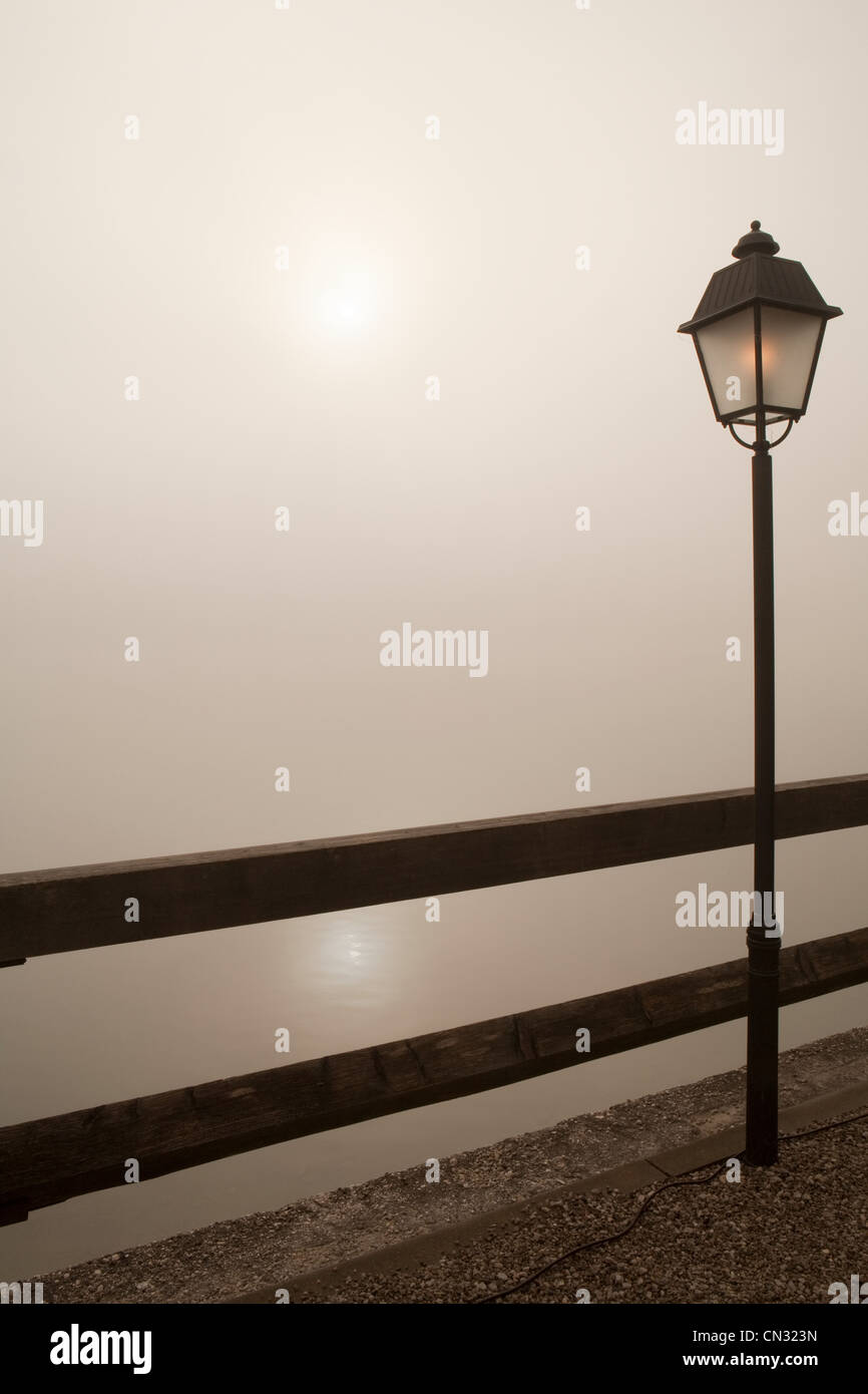 Wooden lamp post hi-res stock photography and images - Alamy