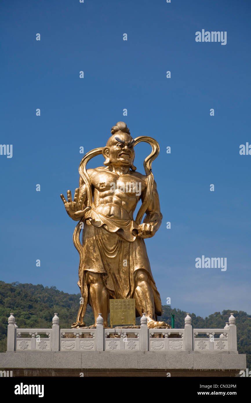 Luohan guardian statue at Kek Lok Si Temple, Penang, Malaysia Stock ...