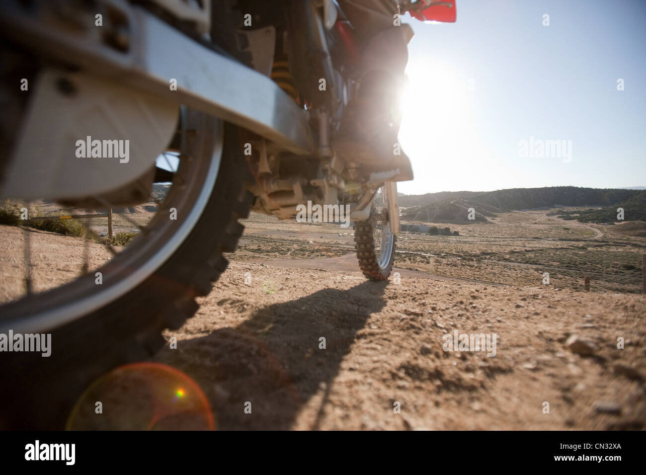 Desert dirt road low angle hi-res stock photography and images - Alamy