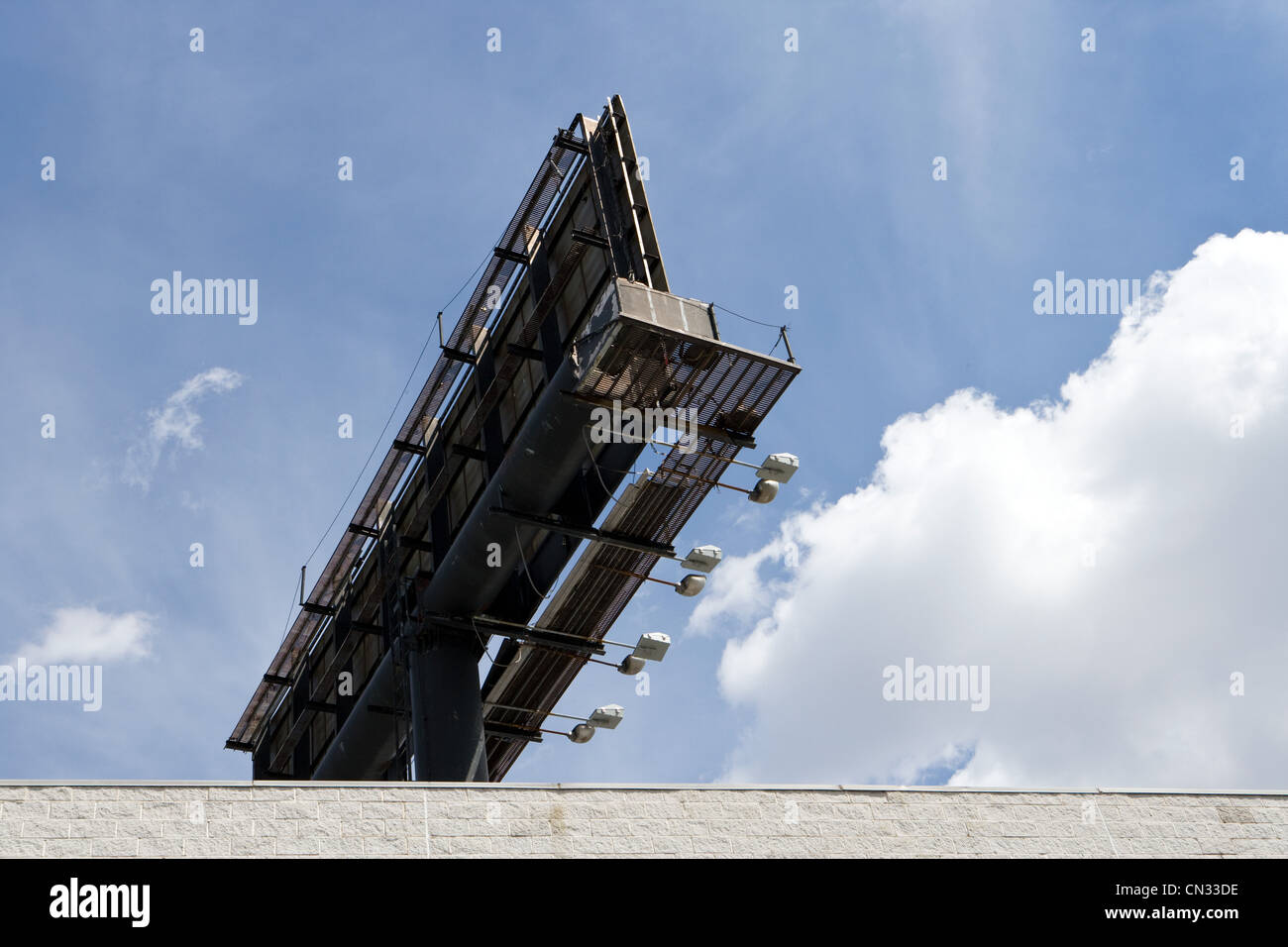 Rear view of a billboard Stock Photo - Alamy