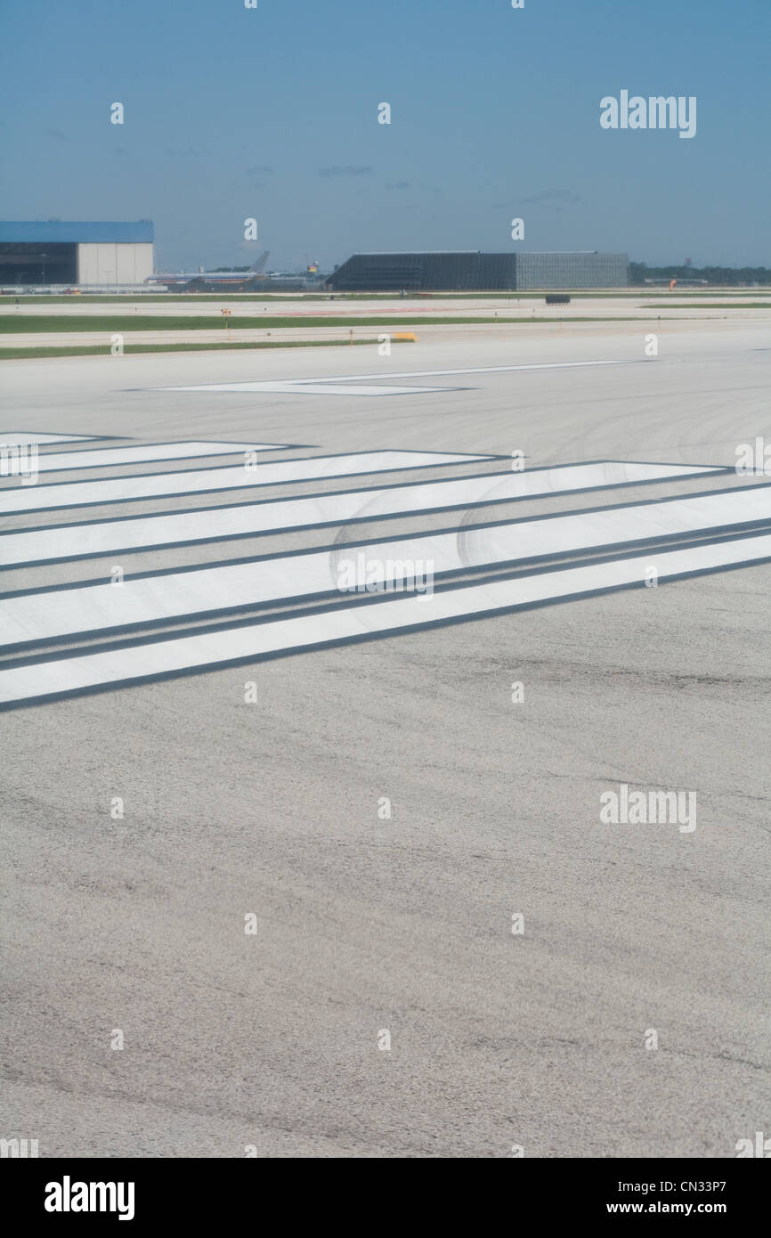 Airport runway, close up Stock Photo - Alamy
