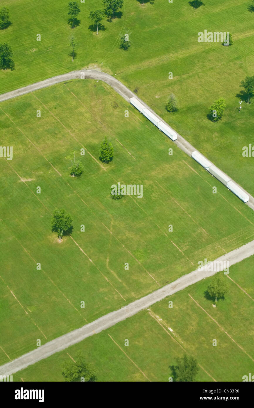 Aerial view of fields hi-res stock photography and images - Alamy