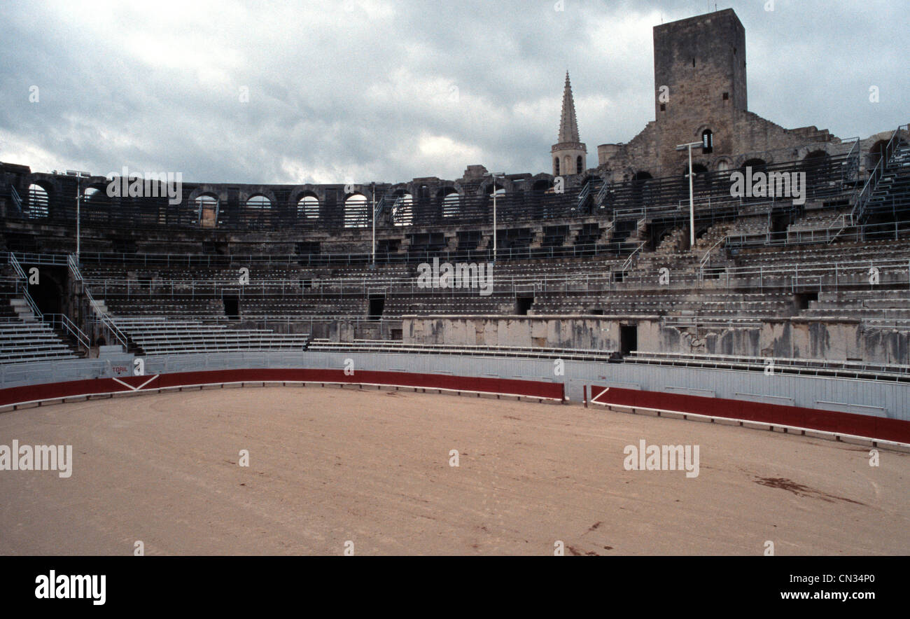 Arles - Roman Amphitheatre Stock Photo - Alamy