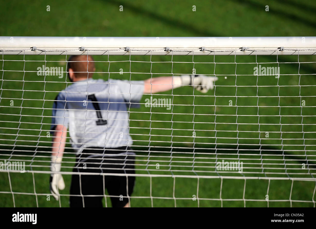 Goalkeeper freekick hi-res stock photography and images - Alamy