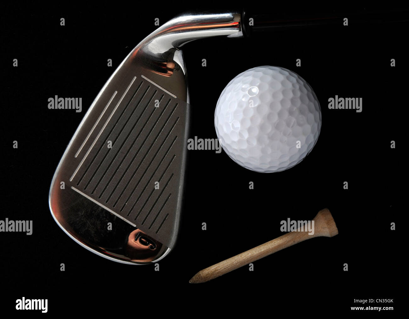 golf club and ball Stock Photo - Alamy