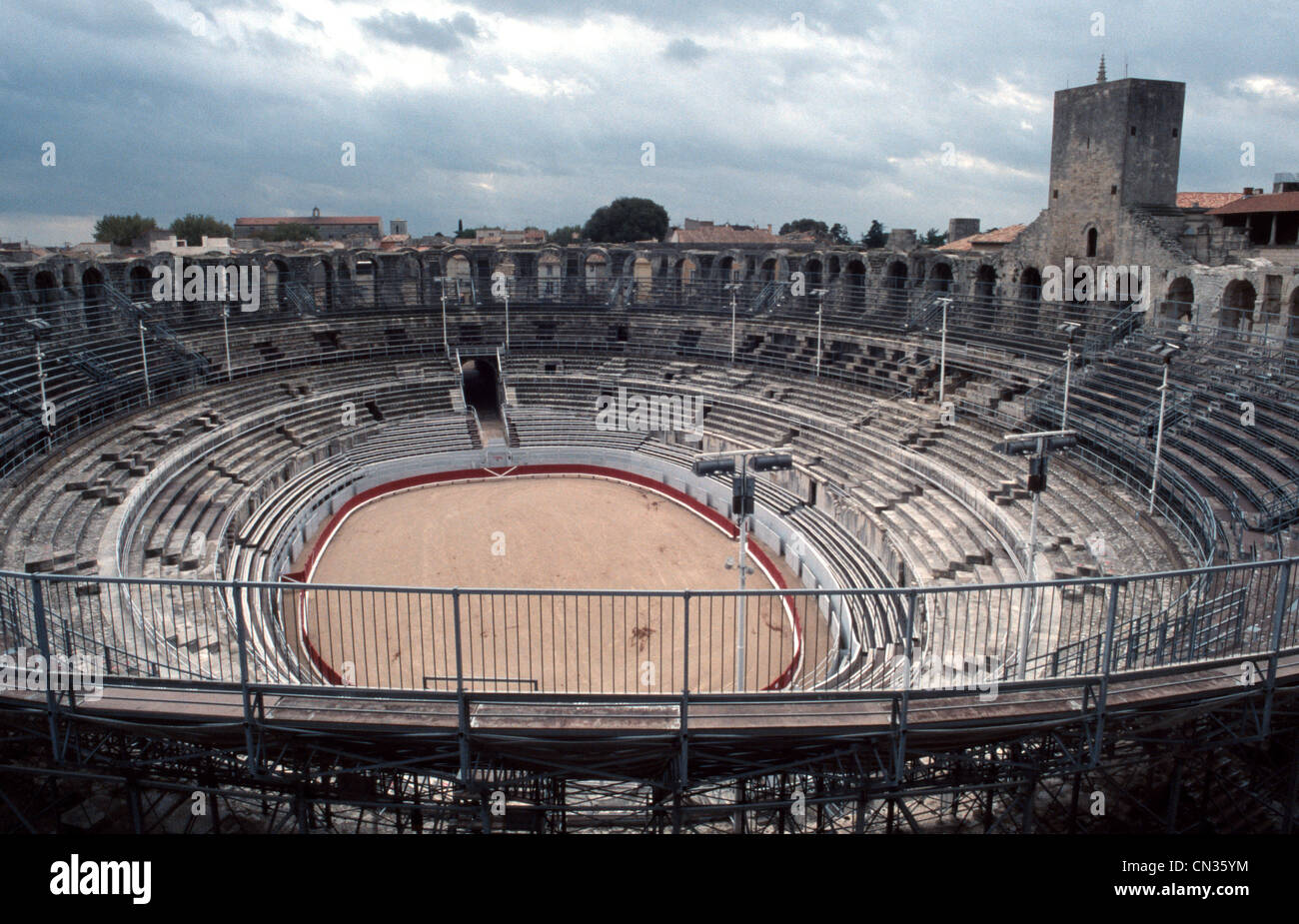 Arles - Roman Amphitheatre Stock Photo - Alamy