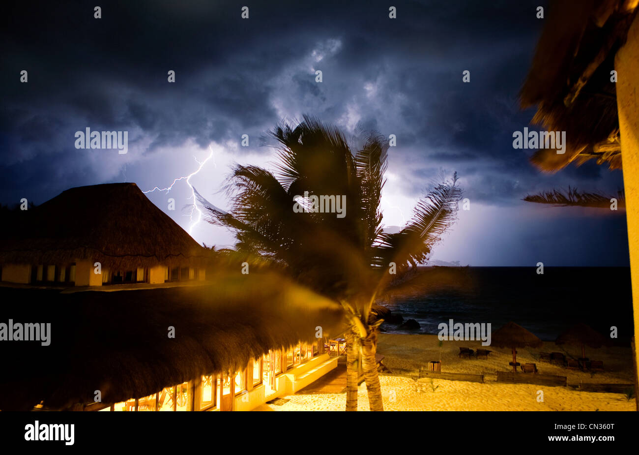 Tulum Mexico Night High Resolution Stock Photography and Images - Alamy