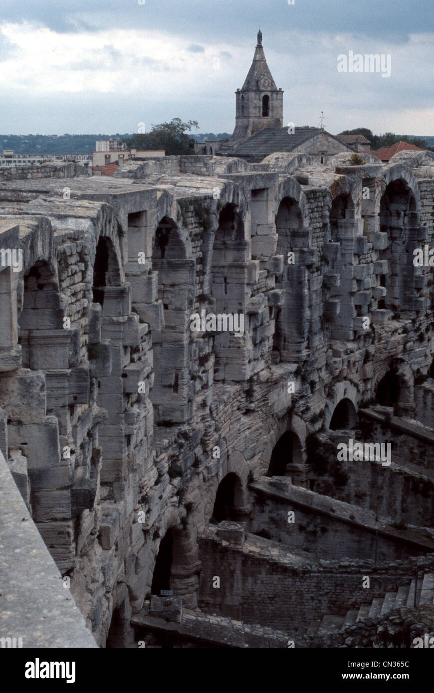 Arles - Roman Amphitheatre Stock Photo - Alamy