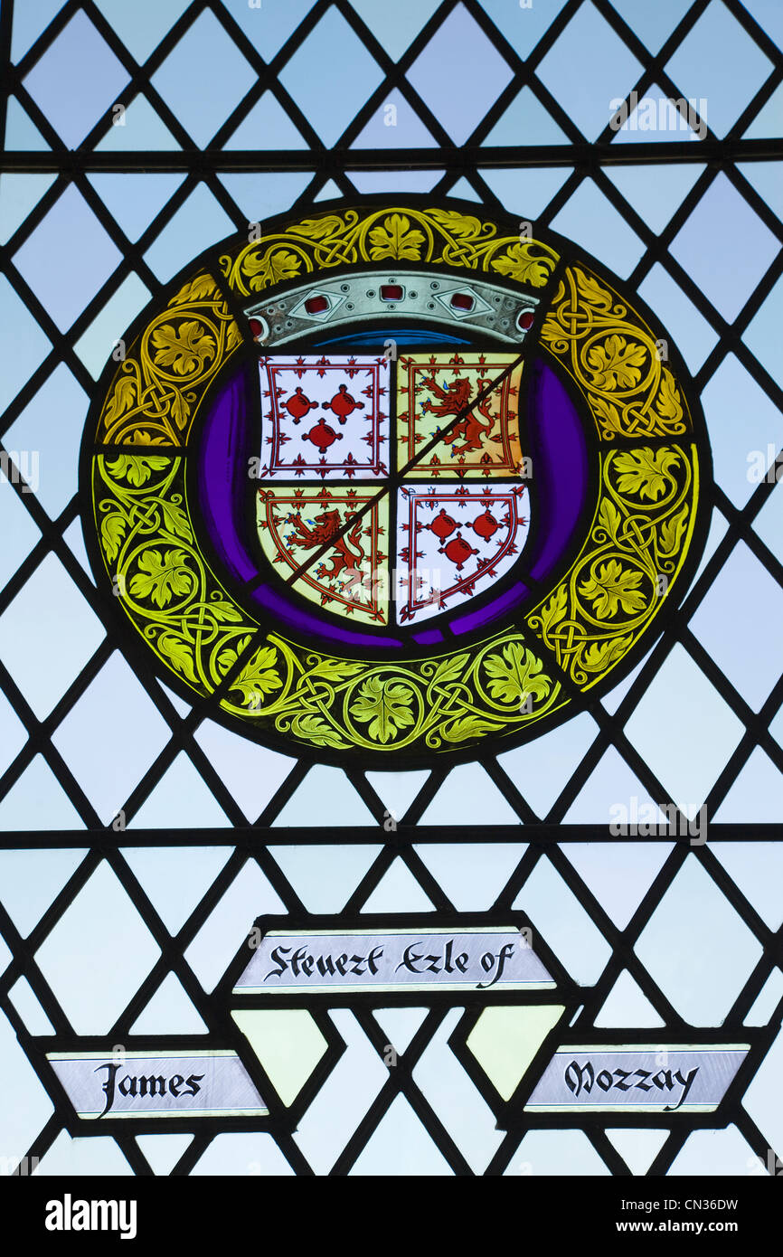 Scotland, Central Region, Stirling, Stirling Castle, Stained Glass ...