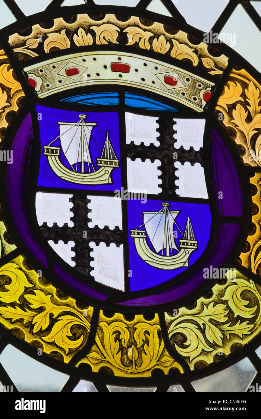 Scotland, Central Region, Stirling, Stirling Castle, Stained Glass ...