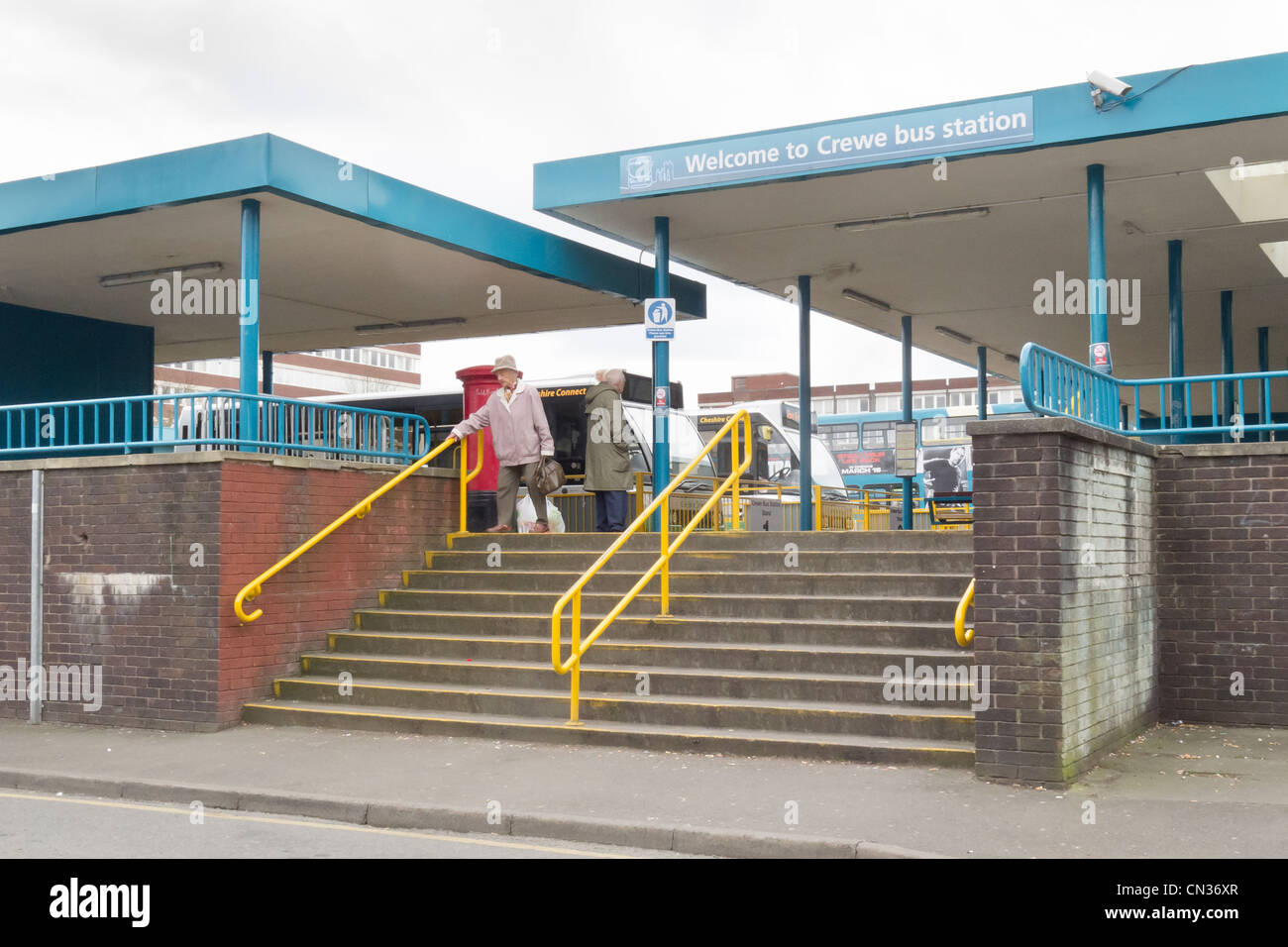 Bus station crewe hi-res stock photography and images - Alamy