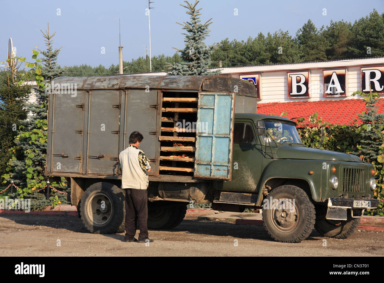 Bread van hi-res stock photography and images - Alamy