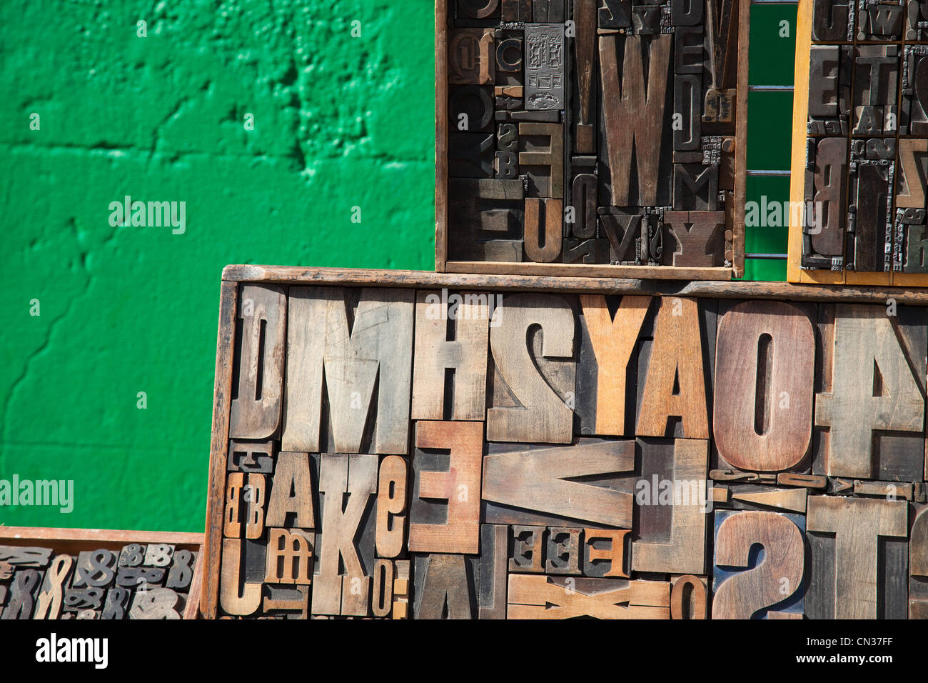 Wood blocks printing blocks hi-res stock photography and images - Alamy
