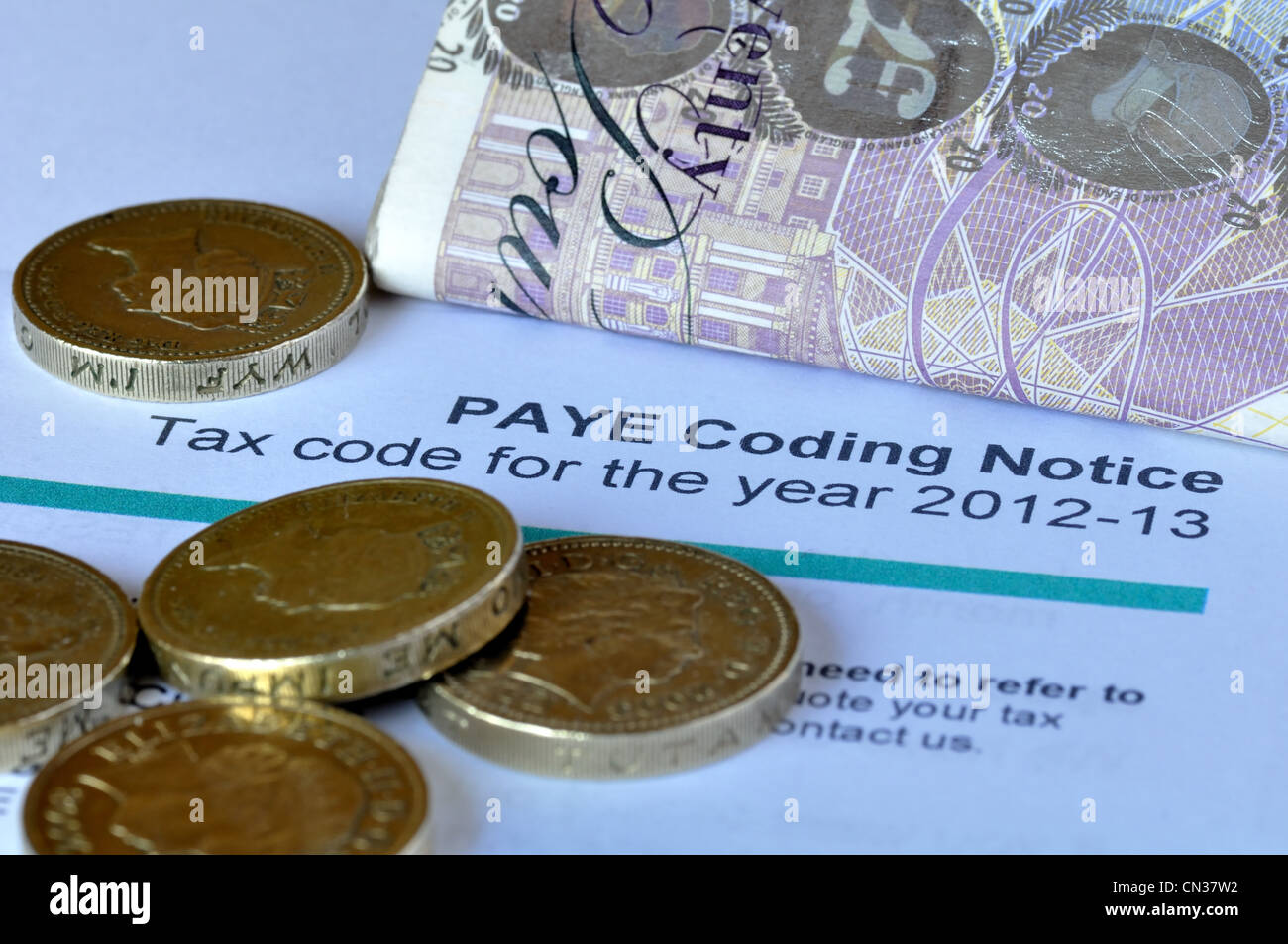 Tax code notice hi-res stock photography and images - Alamy