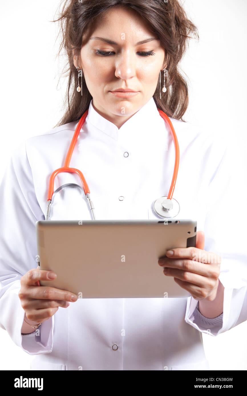 Woman doctor uniform communication hi-res stock photography and images ...