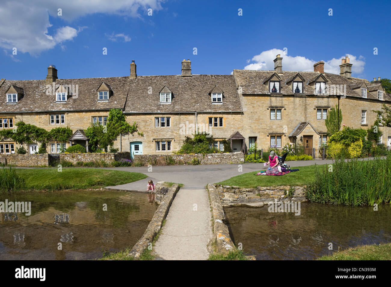 England, Gloucestershire, Cotswolds, Upper Slaughter Stock Photo - Alamy