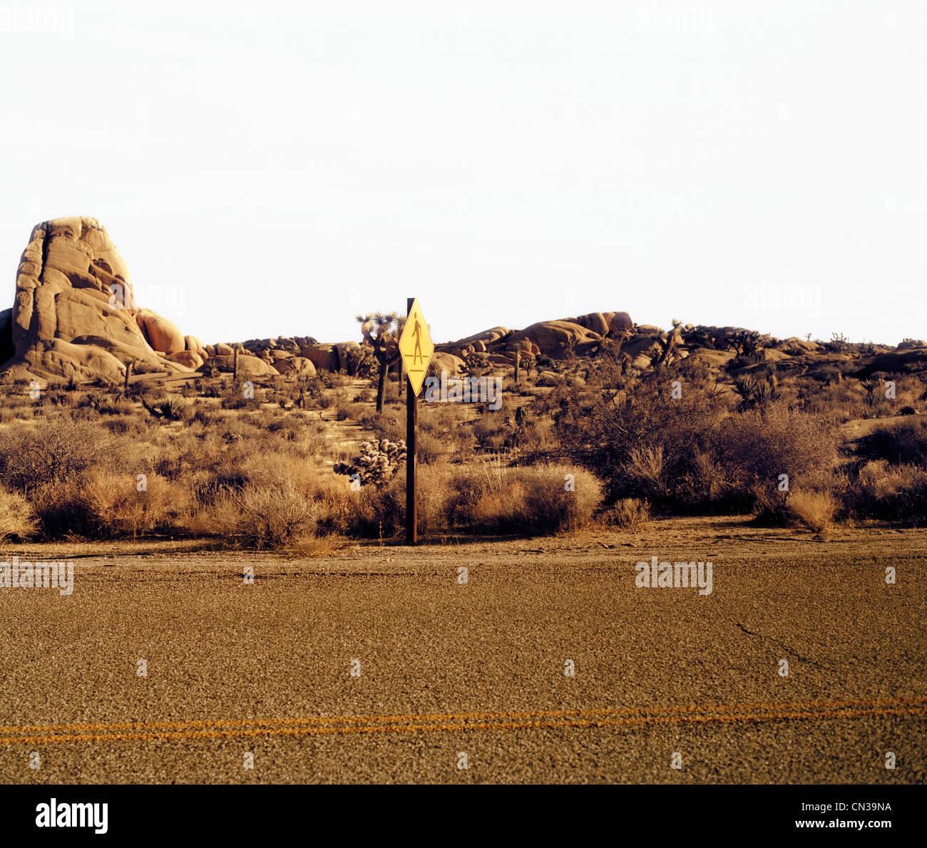 Road sign joshua tree national park hi-res stock photography and images ...