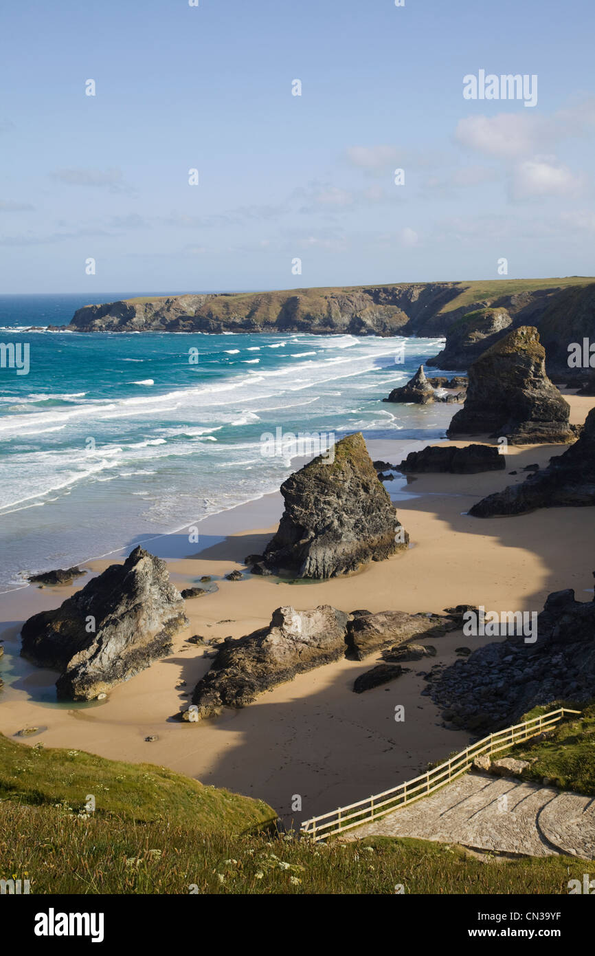 England, Cornwall, Bedruthan Steps Stock Photo - Alamy