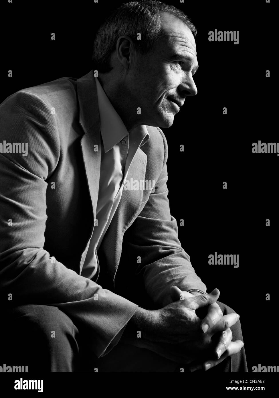 Man wearing suit, portrait Stock Photo - Alamy