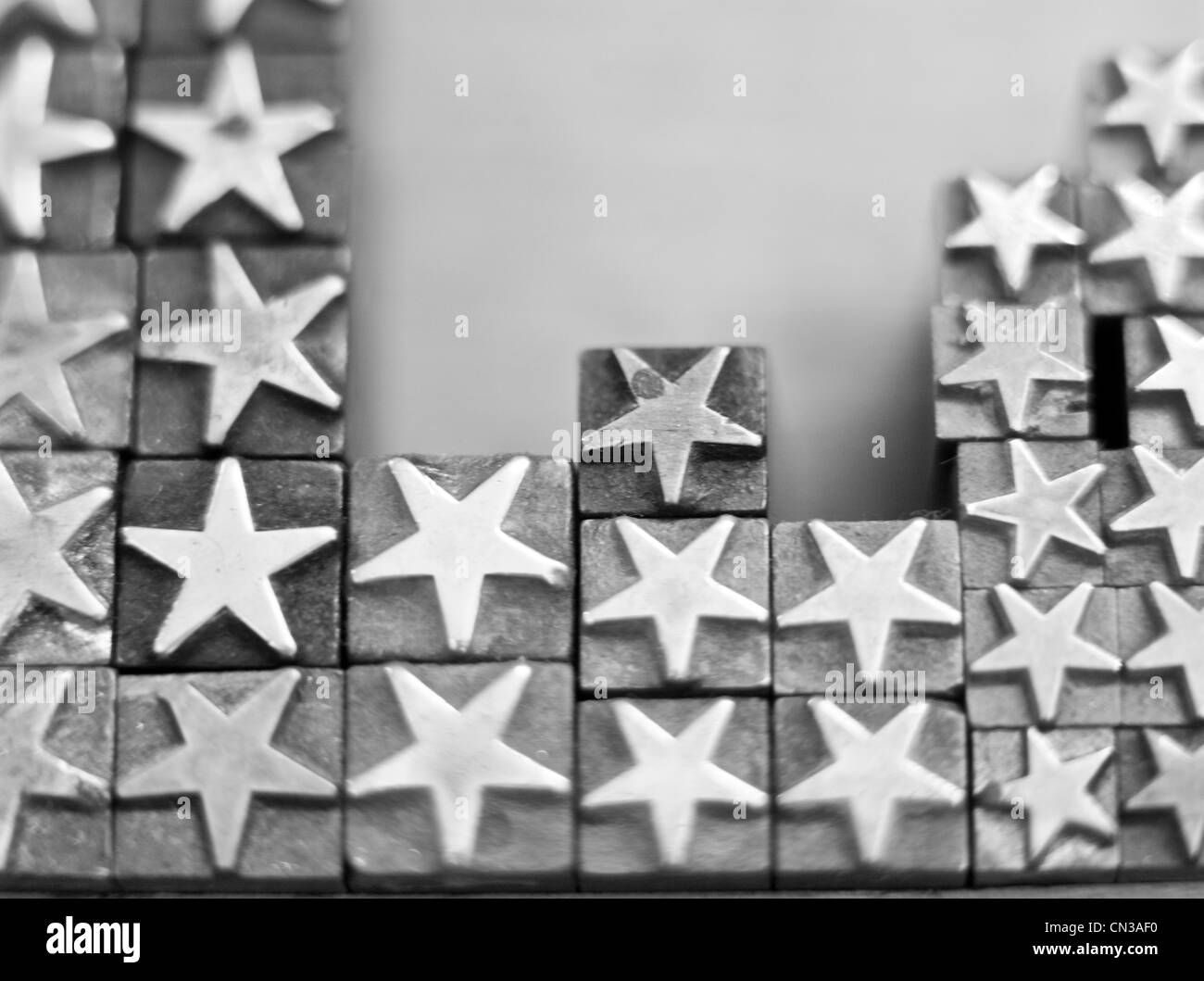 Star shaped rubber stamps Stock Photo - Alamy