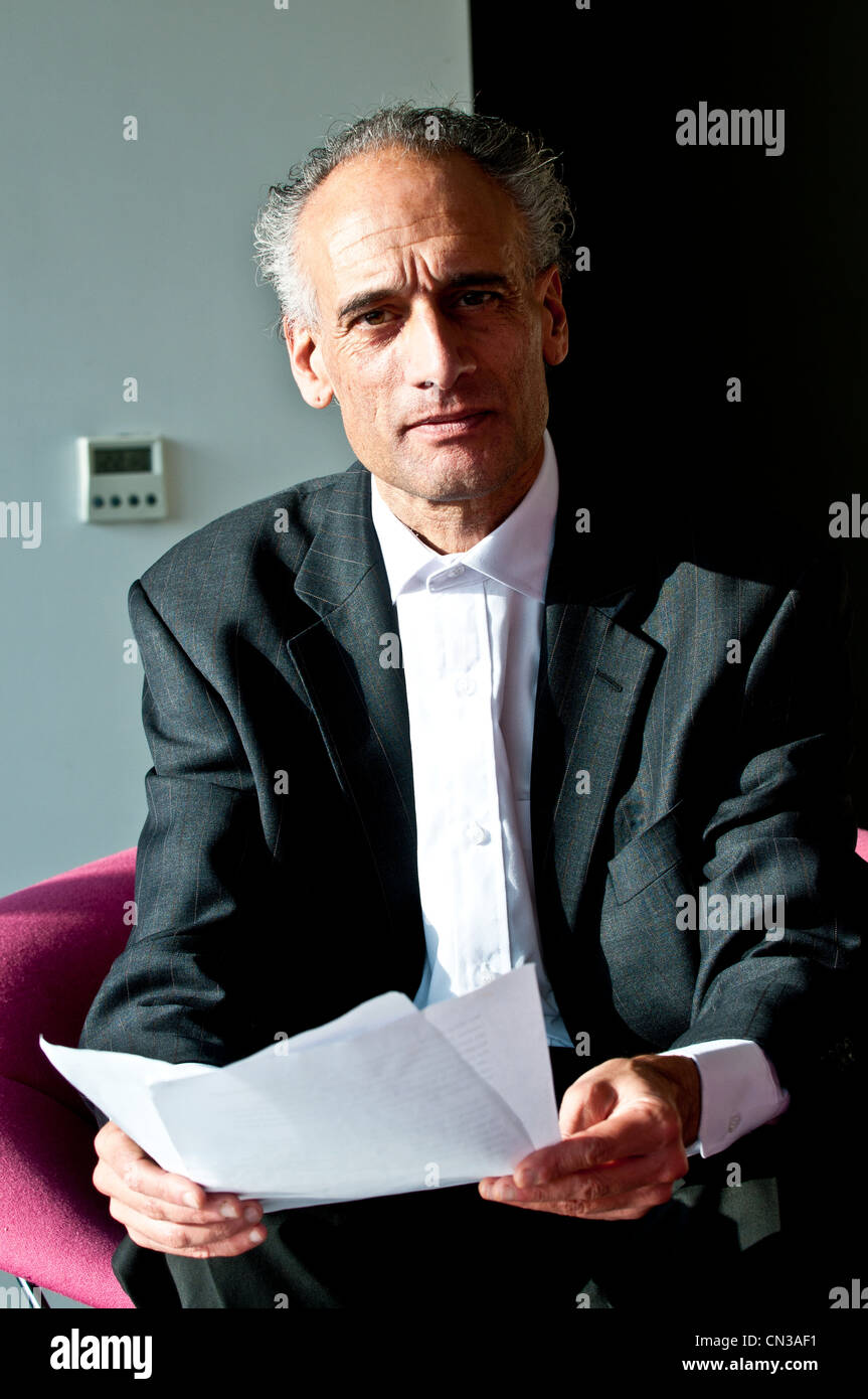 Man holding document, portrait Stock Photo - Alamy