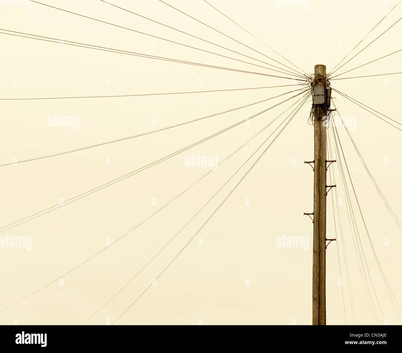 Telegraph pole hi-res stock photography and images - Alamy