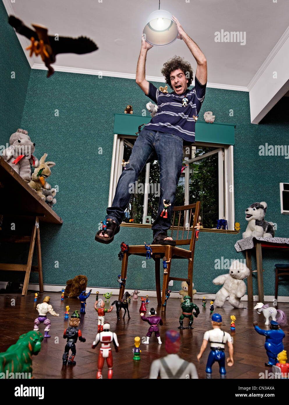 Attacking toy hi-res stock photography and images - Alamy