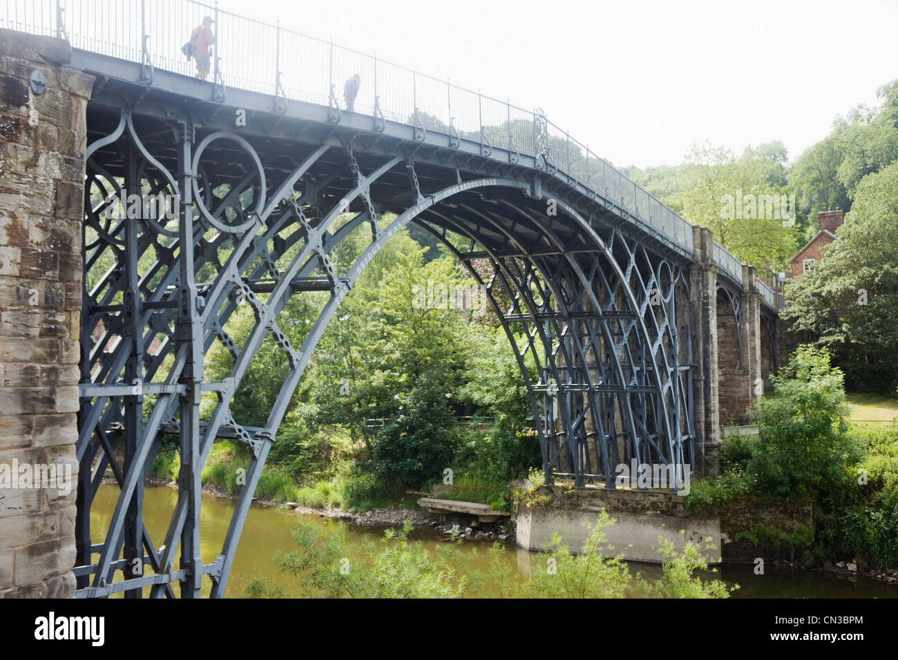 England, Shropshire, Ironbridge, Worlds' First Iron Structure (1779 ...