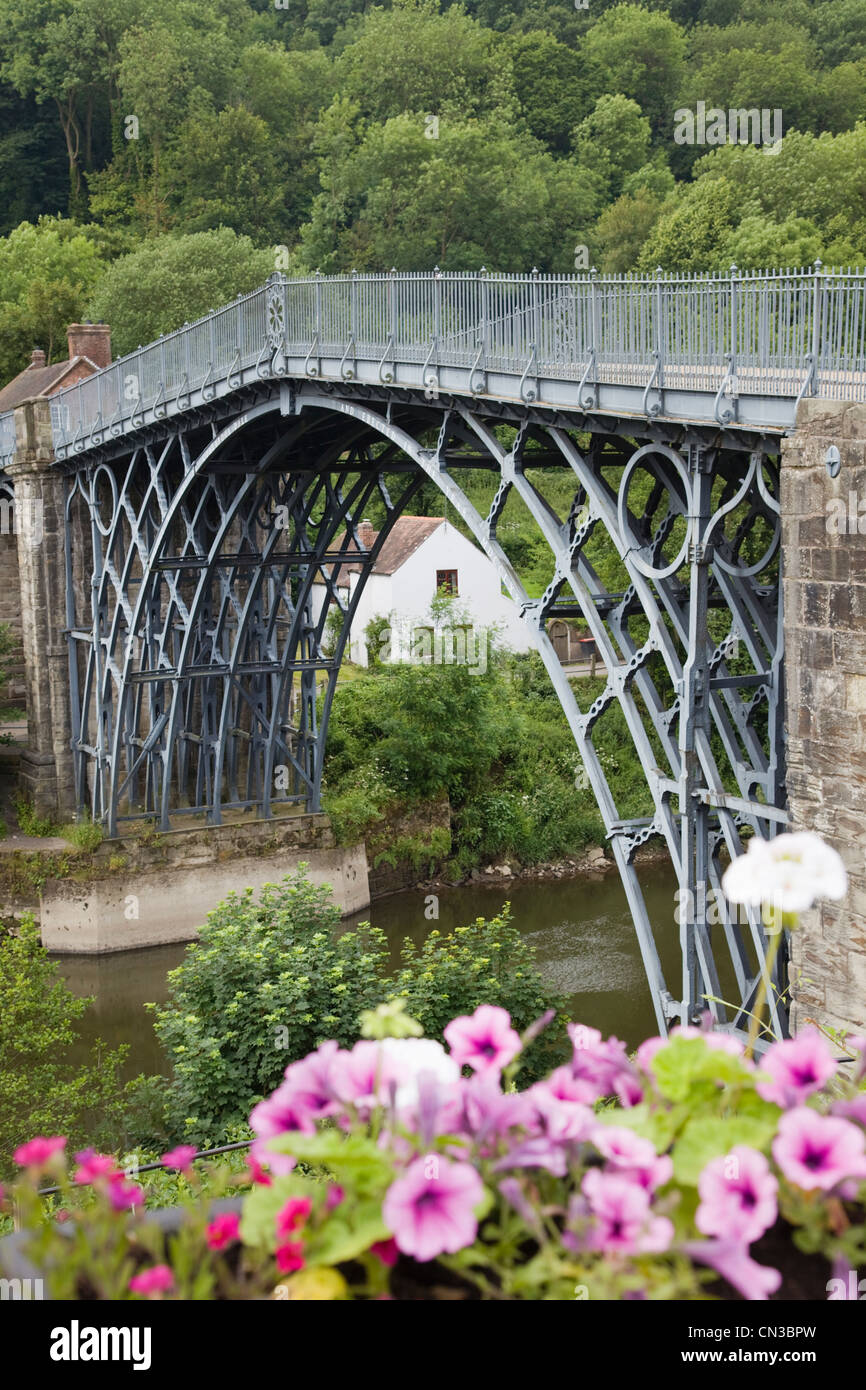 England, Shropshire, Ironbridge, Worlds' First Iron Structure (1779 ...