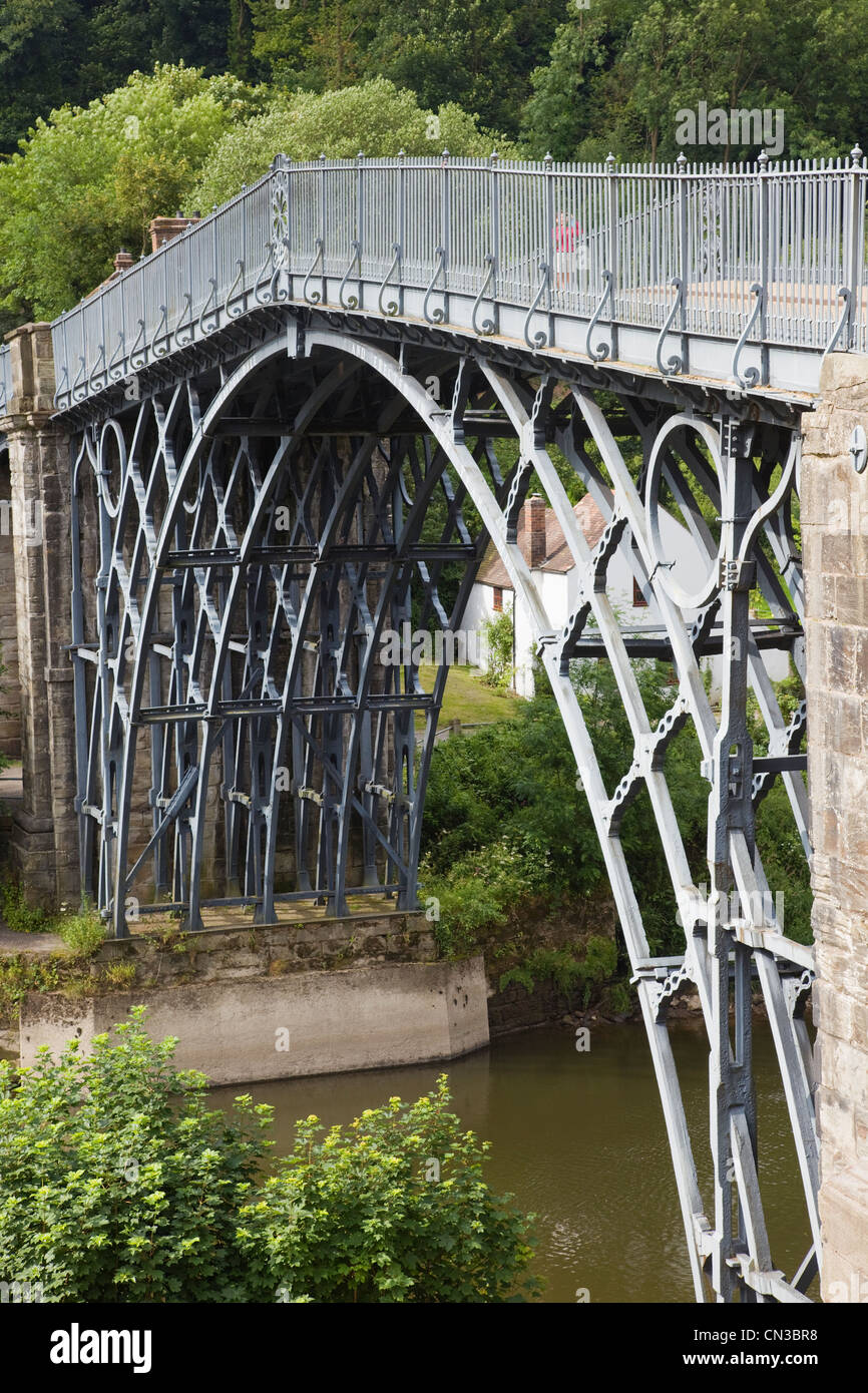 England, Shropshire, Ironbridge, Worlds' First Iron Structure (1779 ...