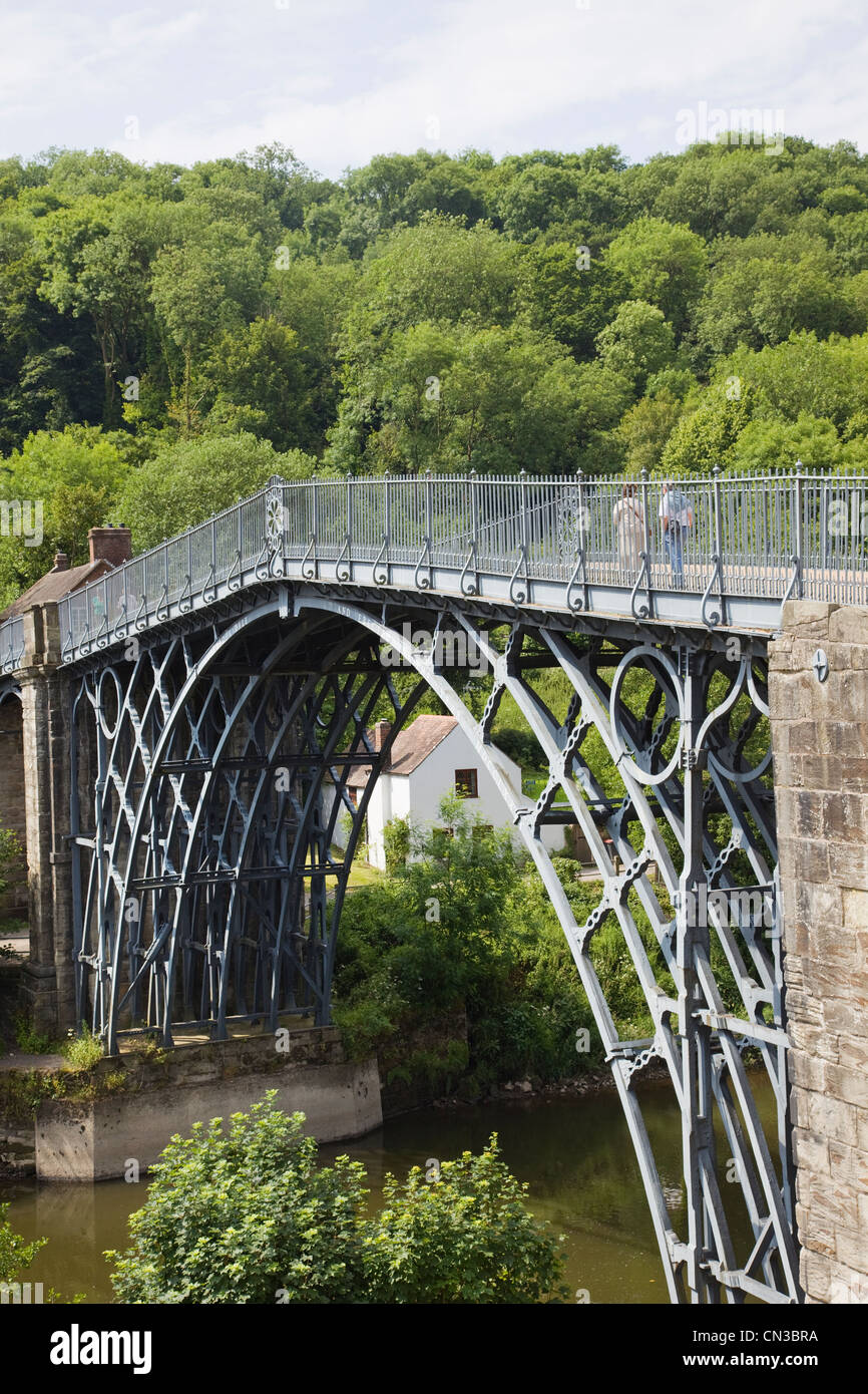 England, Shropshire, Ironbridge, Worlds' First Iron Structure (1779 ...