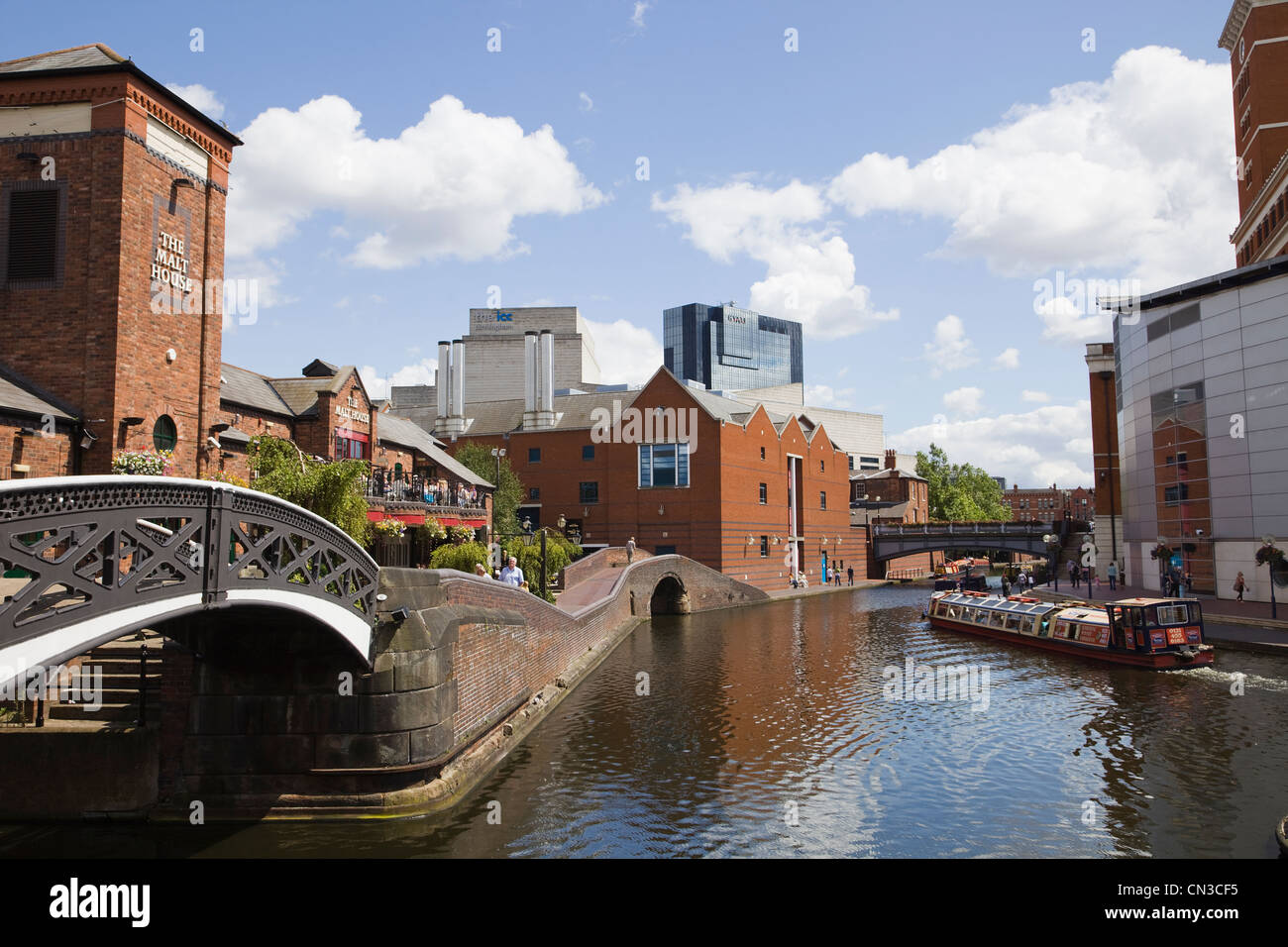 England, Birmingham, Worcester and Birmingham Canal Stock Photo - Alamy