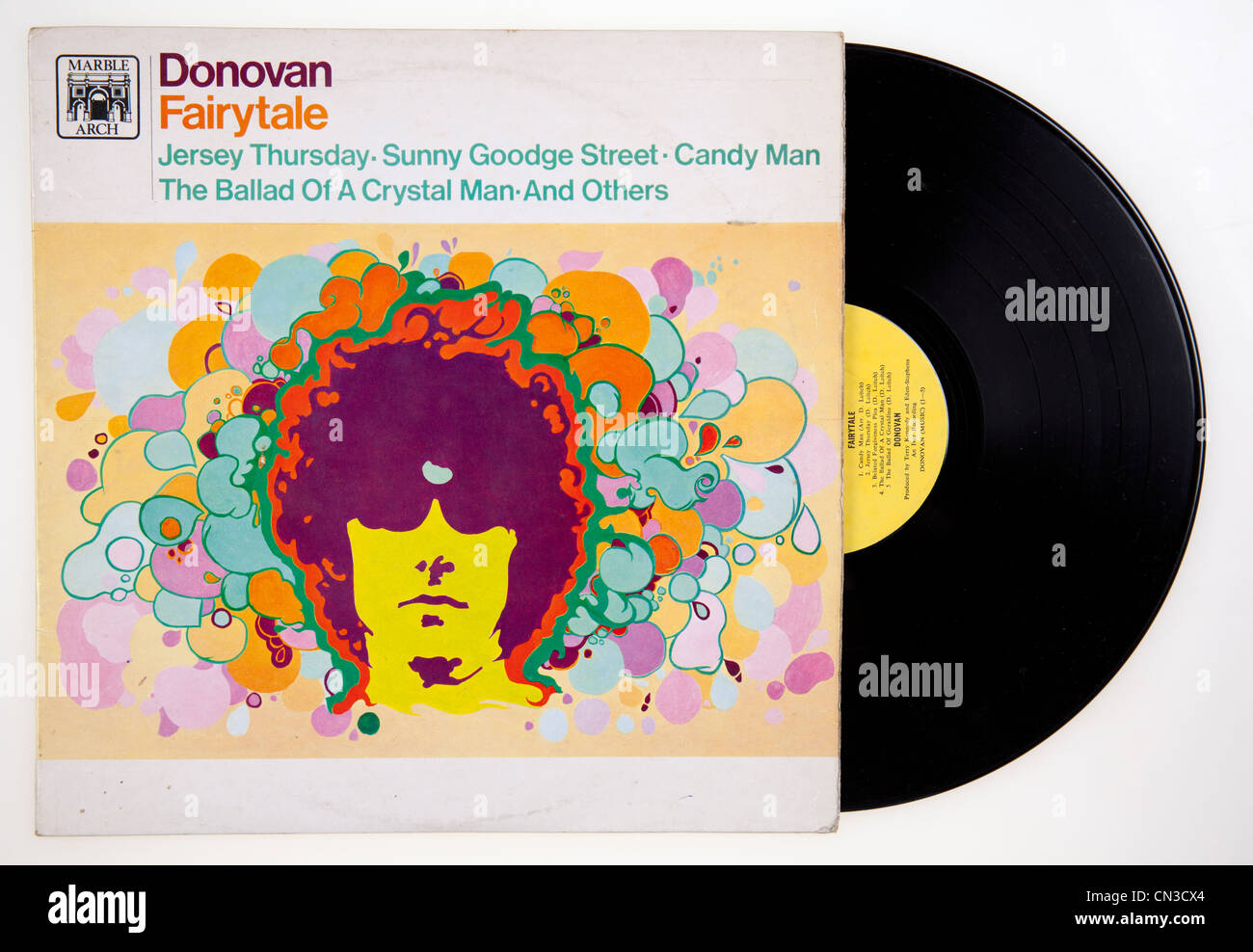 Cover of vinyl album Fairytale by Donovan, released 1965 on Marble Arch ...