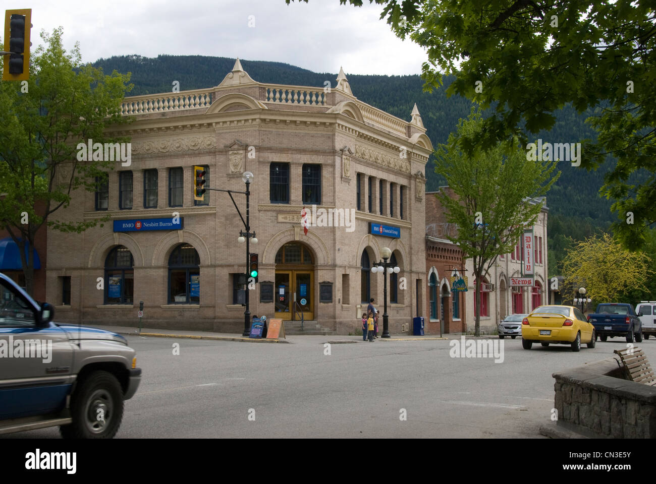 Old Commercial building Nelson British Colombia Canada Stock Photo - Alamy