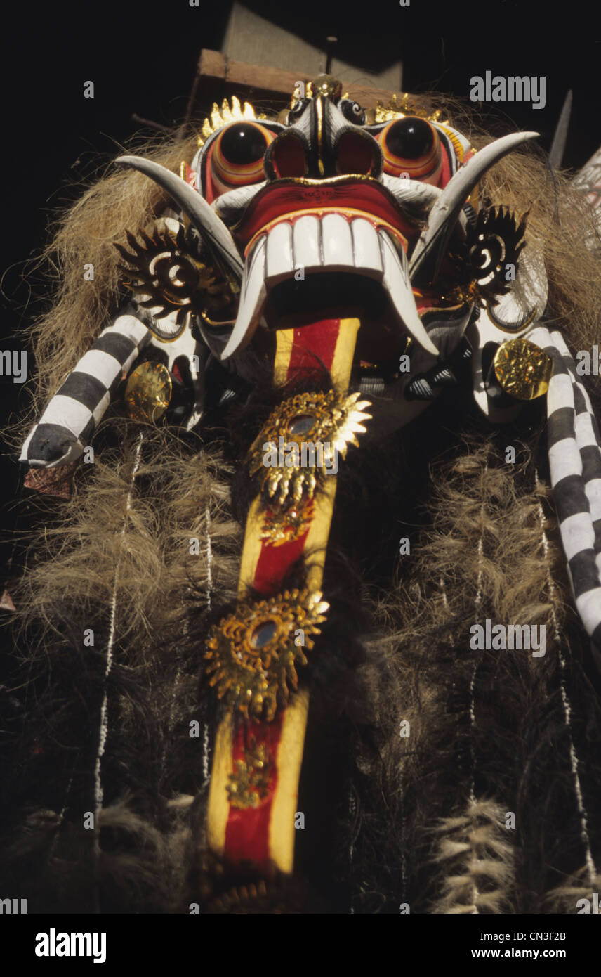 Traditional balinese demon mask for sale at a shop in Ubud,Bali ...