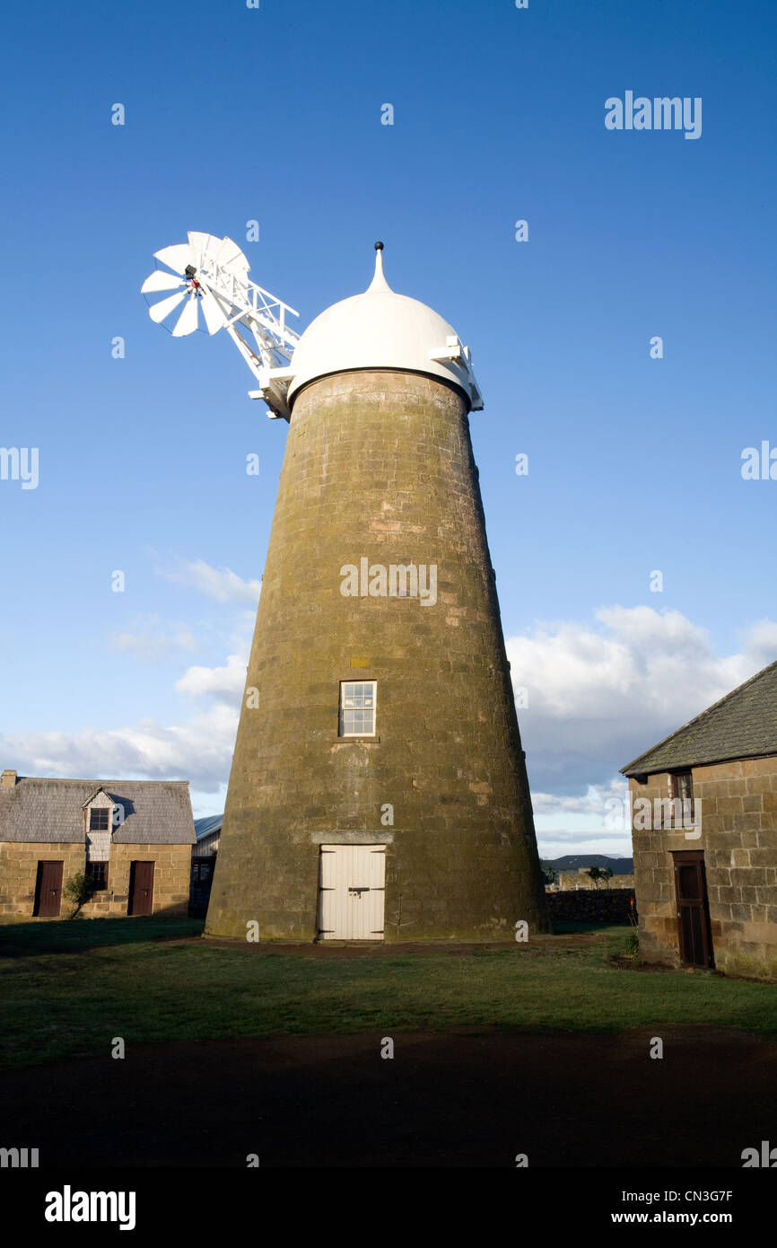 Australia, Tasmania, Oatlands, Historic mill Stock Photo - Alamy