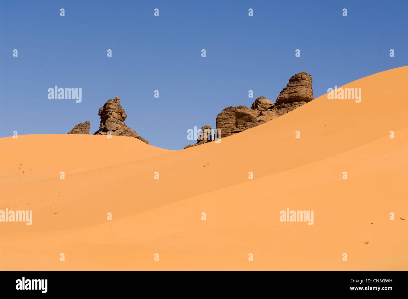 Libya, Fezzan, Sahara desert, Akakus Stock Photo - Alamy