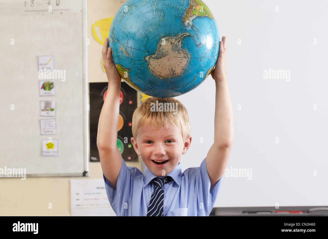 Globe head hi-res stock photography and images - Alamy