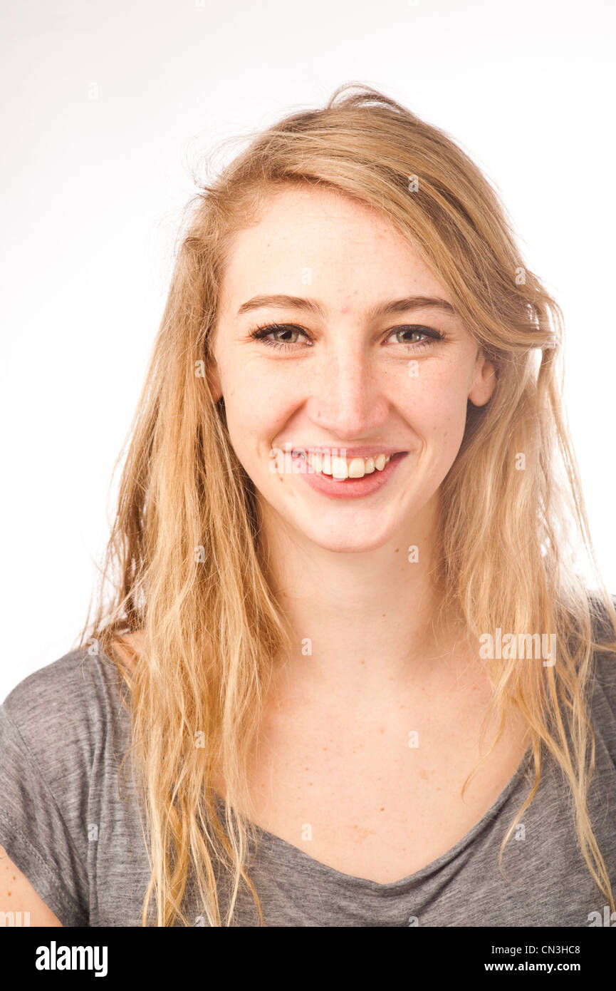 Blonde 18 year old girl hi-res stock photography and images - Alamy