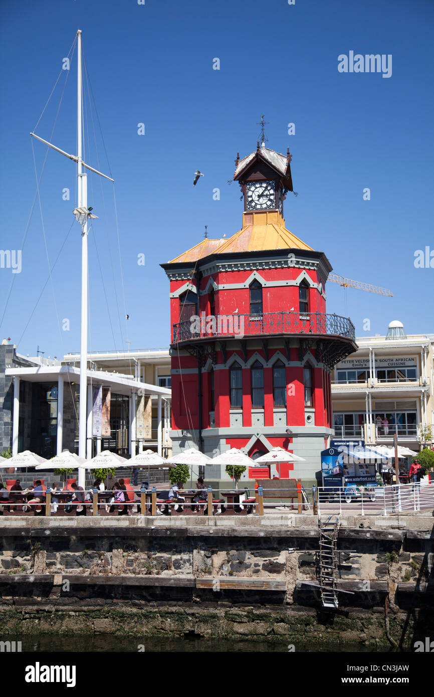 Clock Tower at Cape Town Waterfront Stock Photo - Alamy