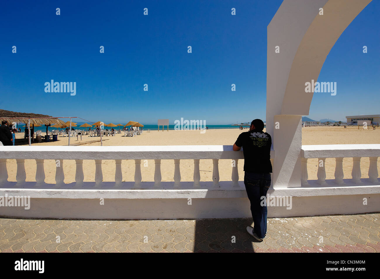 Tunisia, la Goulette, seaside's view Stock Photo - Alamy