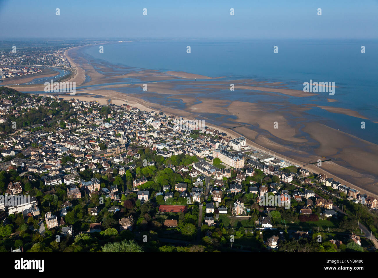 Houlgate aerial view hi-res stock photography and images - Alamy