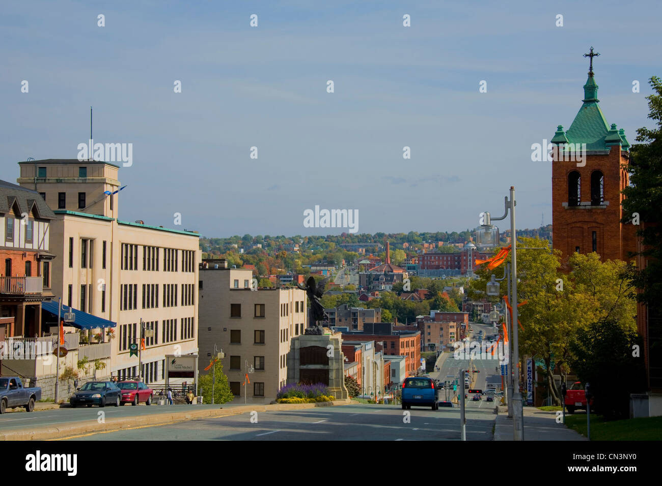 Streetscape, Sherbrooke, Quebec Stock Photo - Alamy