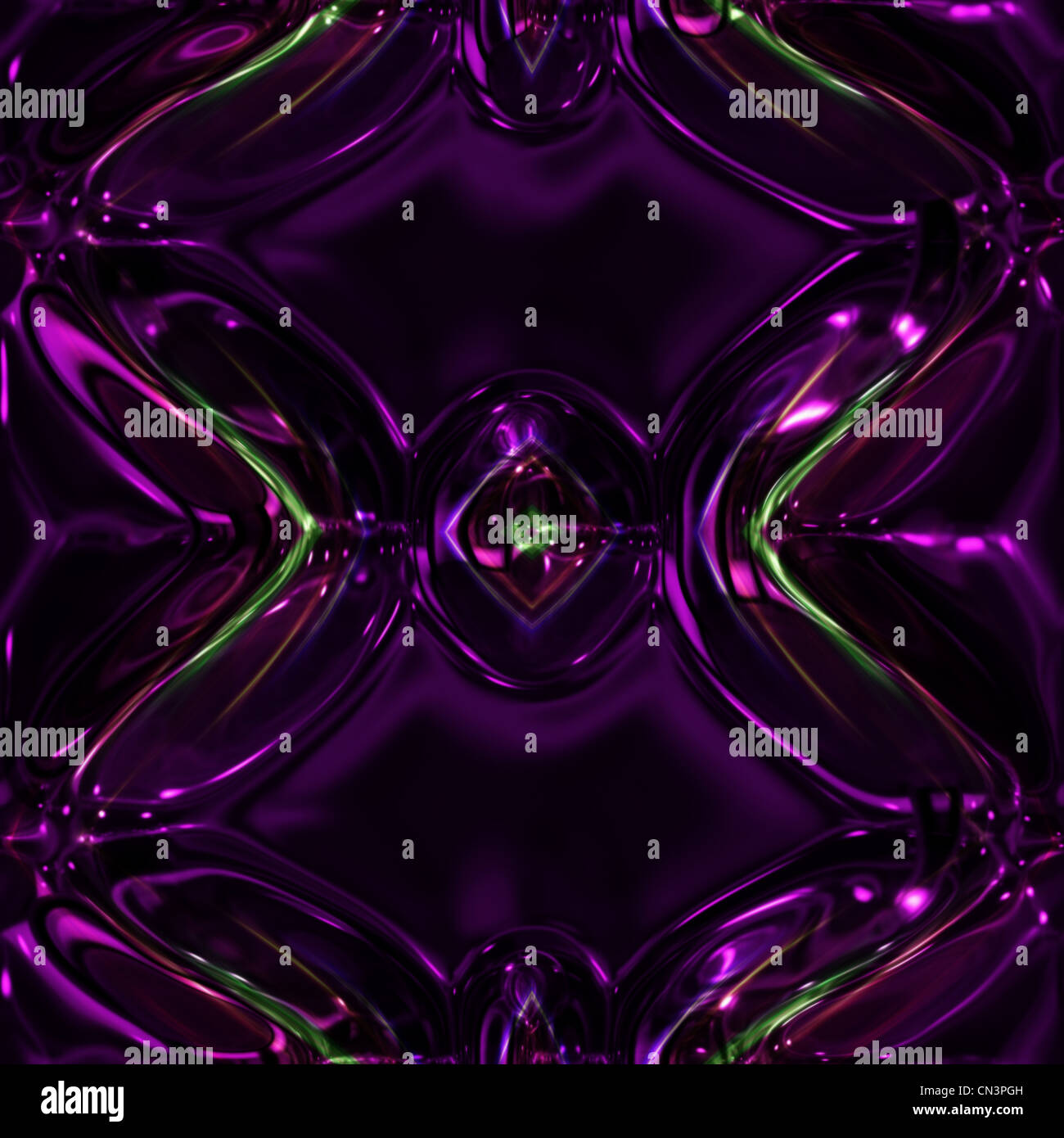 Abstract illustrated glass object Stock Photo - Alamy