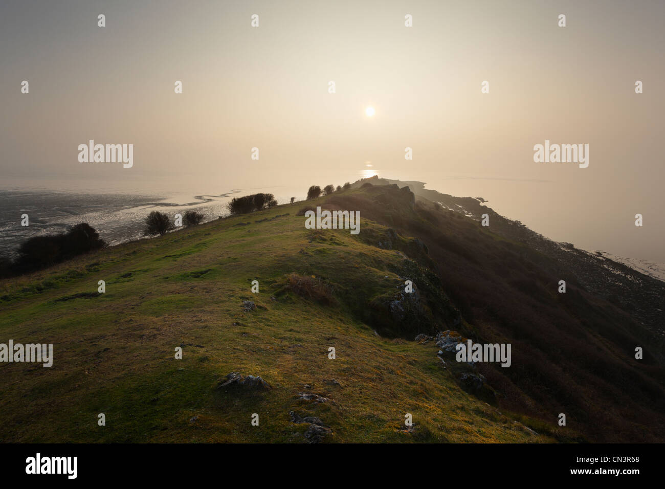 Sand Point. Near Weston-super-Mare. Somerset. England. UK Stock Photo ...